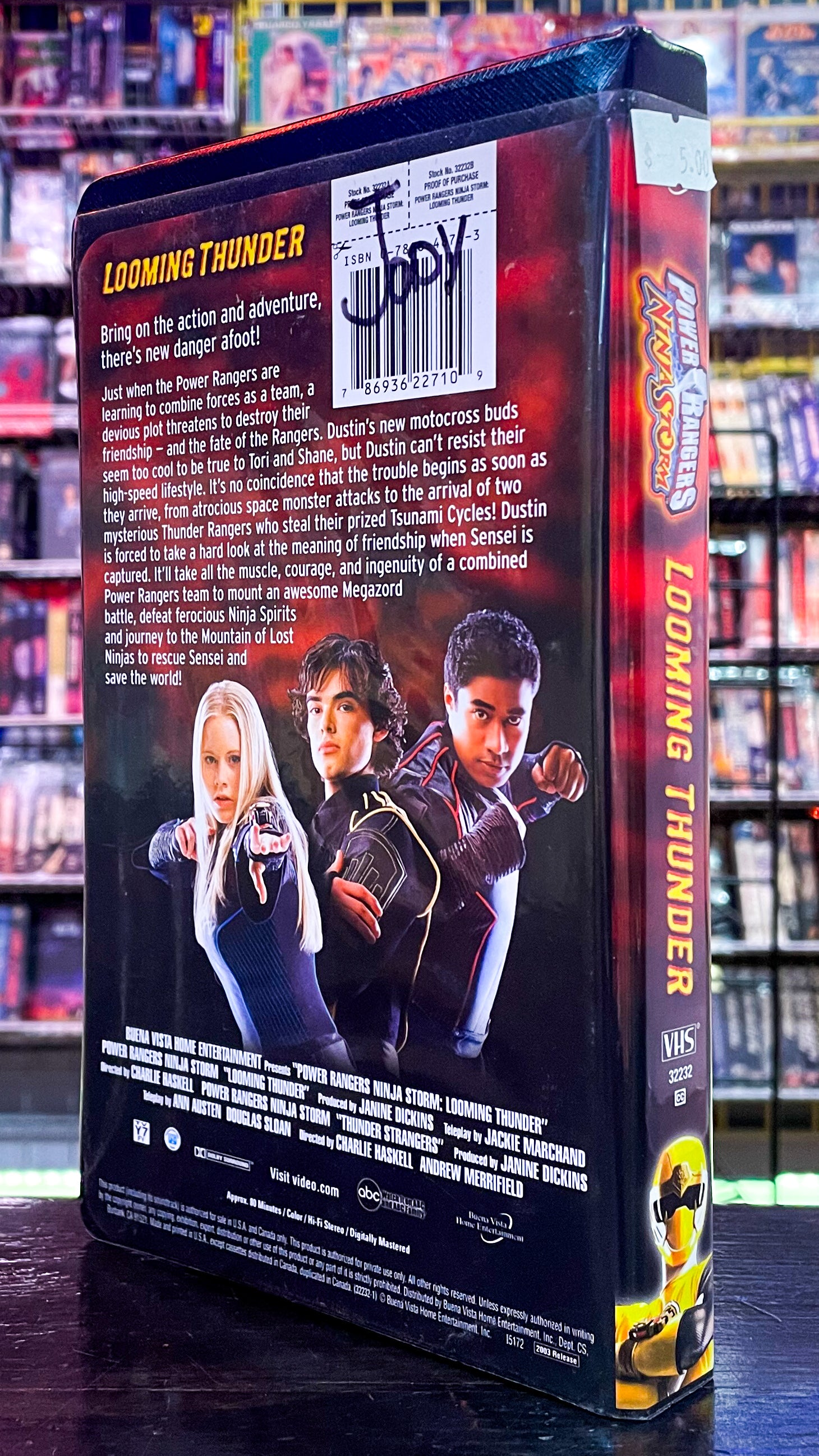 Power Rangers: Ninja Storm - Looming Thunder – WHAMMY! Analog Media